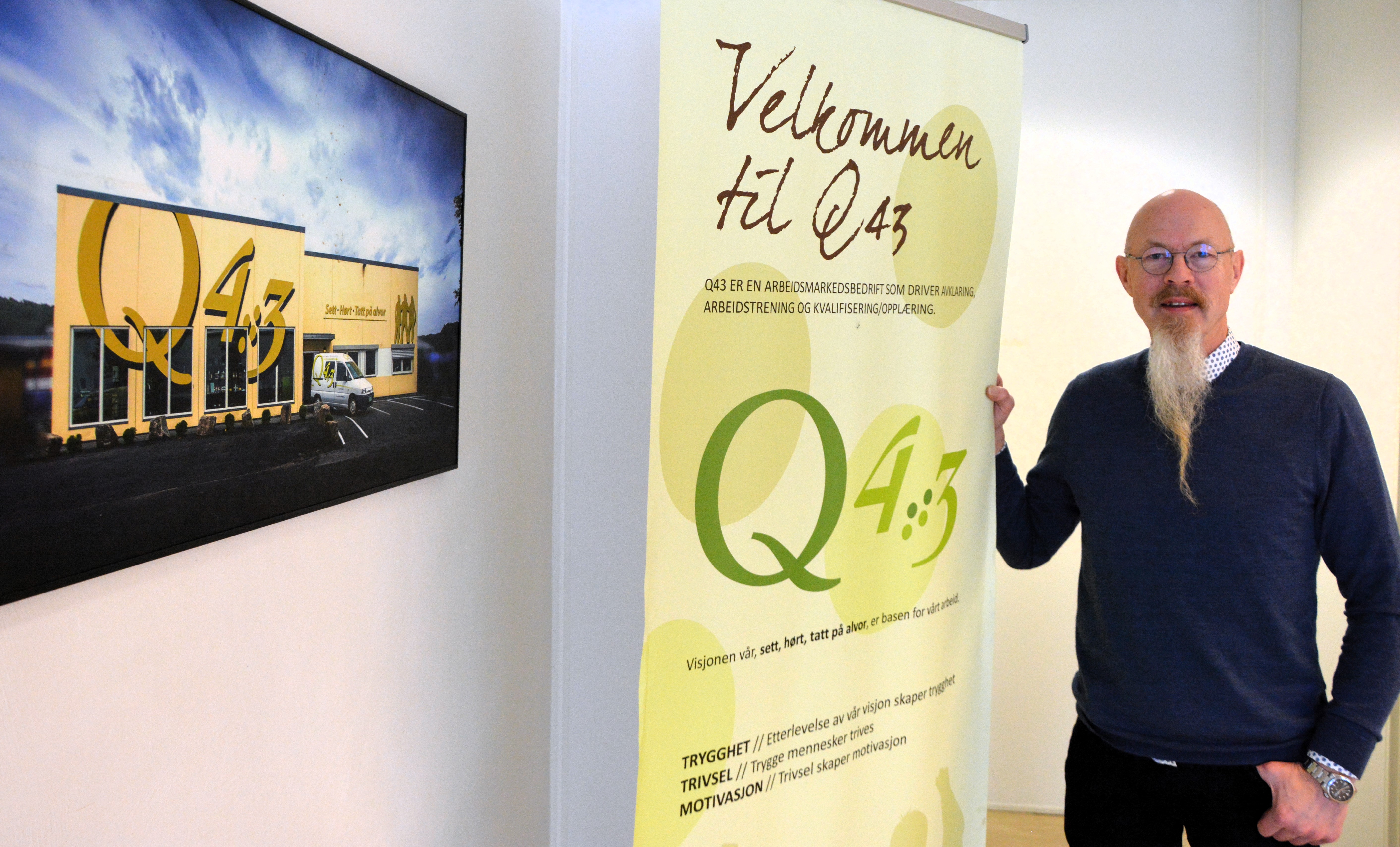 Han er ny leder for Q43 - Lyngdal kommune